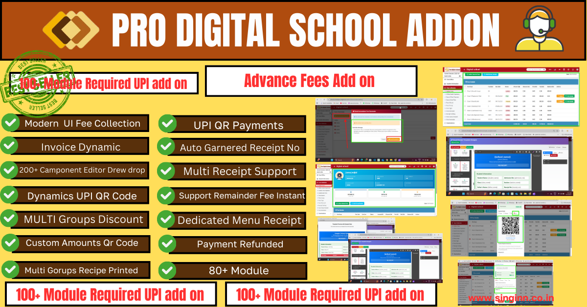 Advance Fees Add on – Singinn Marketplace